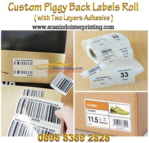 Label Sticker 2 sisi || Double Layer Label Sticker Barcode Printing ...