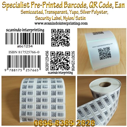 Percetakan Label Sticker Barcode & Specialist Print Barcode | Self ...